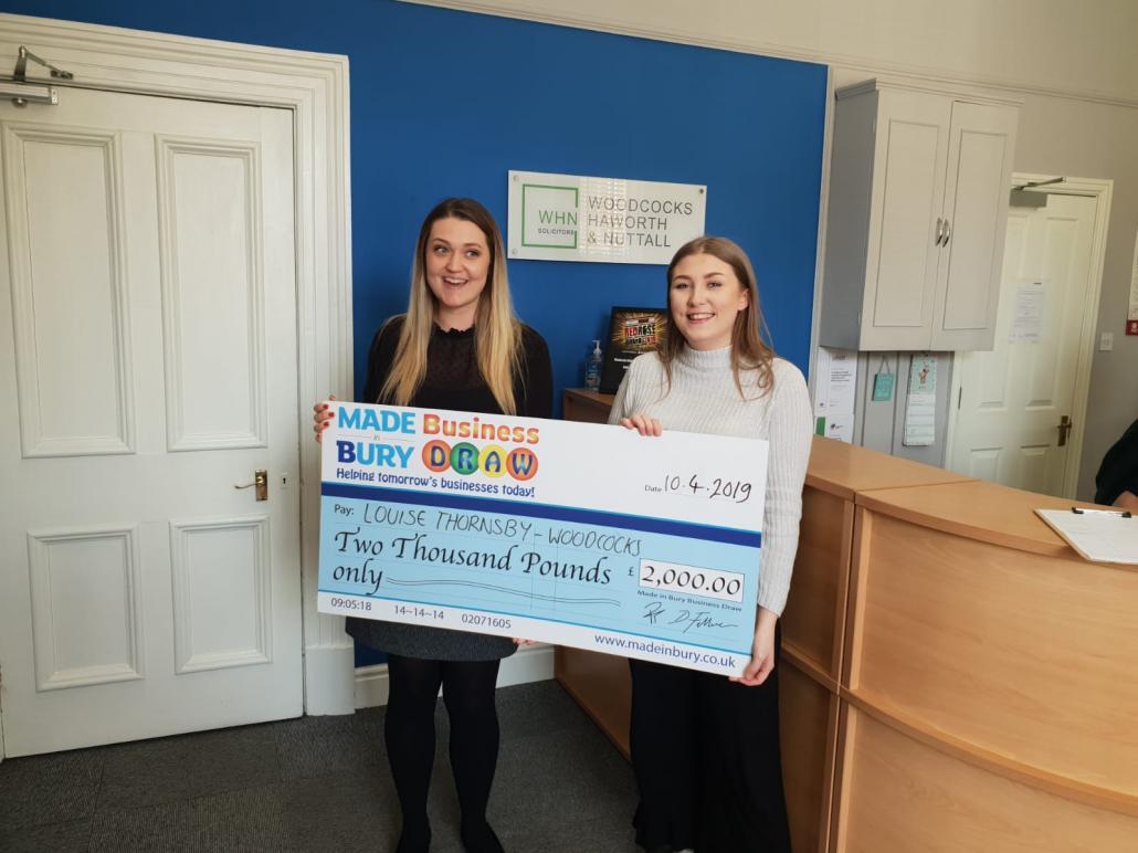 Bride to be becomes £2,000 winner! - Made In Bury