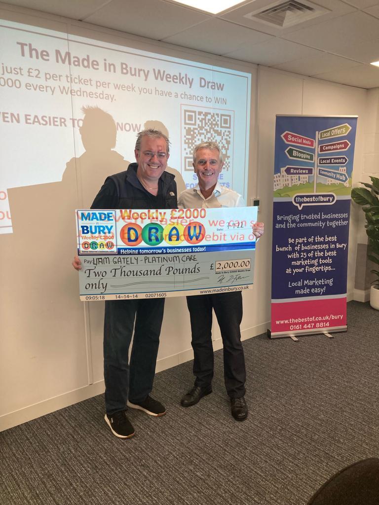 Holiday Spends for our Double Winner Liam! - Made In Bury