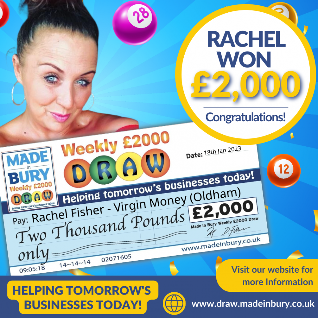 Double draw success for bank worker! - Made In Bury